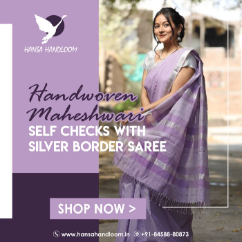 A Tale of Tradition and Elegance: The Handwoven Maheshwari Saree